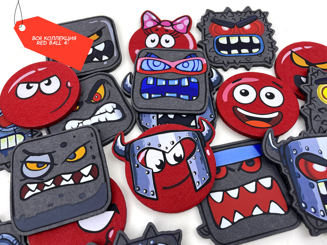 Набор игрушек из игры Красный шарик «Ред Болл и Босс Самурай», Red Ball 4 - KTOTOTAM.ru ...